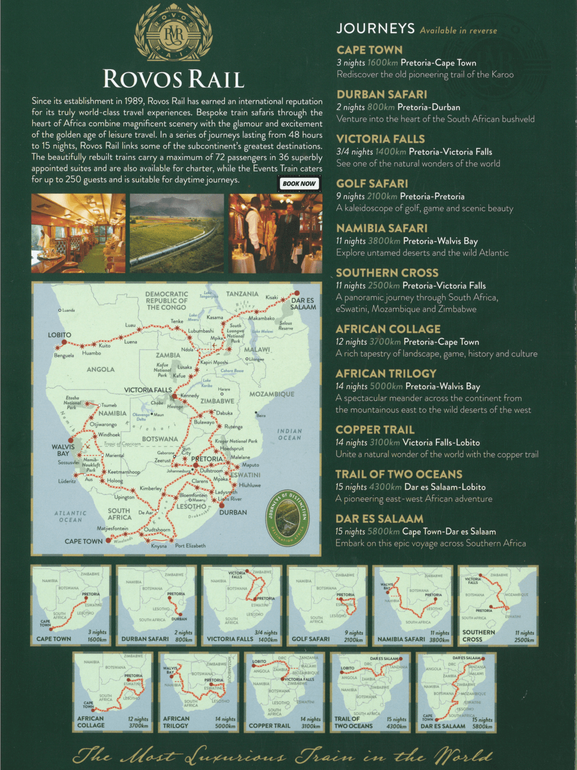 Shongololo Express Prices